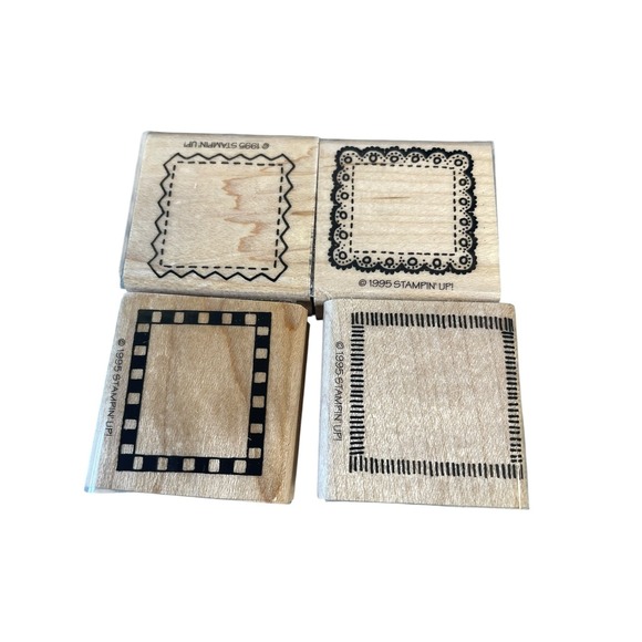 Stampin' Up! | Design | Stampin Up Borders Mini Wood Mounted Stamp Set ...
